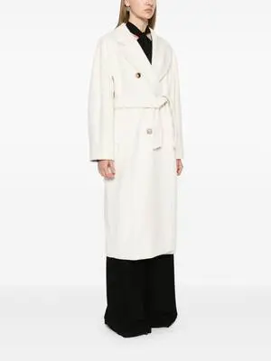 Max Mara Madame Double-breasted Coat - White