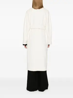 Max Mara Madame Double-breasted Coat - White