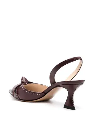 ALEXANDRE BIRMAN 60mm Clarita Studded Pumps - Red