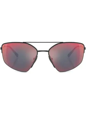 FERRARI Geometric-frame Sunglasses - Black