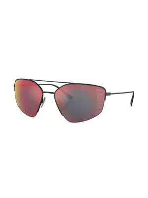 FERRARI Geometric-frame Sunglasses - Black