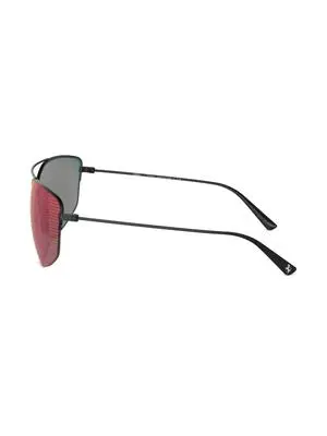 FERRARI Geometric-frame Sunglasses - Black