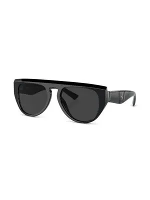 FERRARI Oval Frame Sunglasses - Black