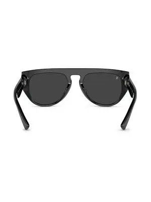 FERRARI Oval Frame Sunglasses - Black