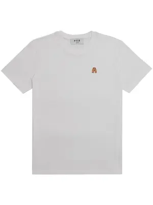 PELO FOUNDATION Dog-appliqué T-shirt - White