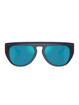 FERRARI Oval-frame Sunglasses - Blue
