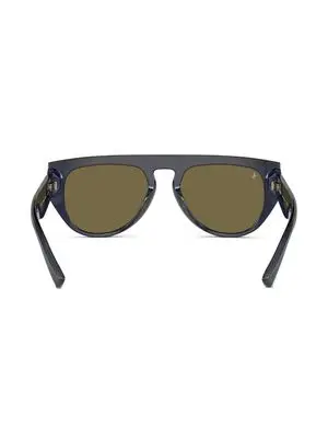 FERRARI Oval-frame Sunglasses - Blue