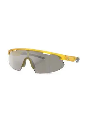 SCUDERIA FERRARI Shield-frame Sunglasses - Yellow