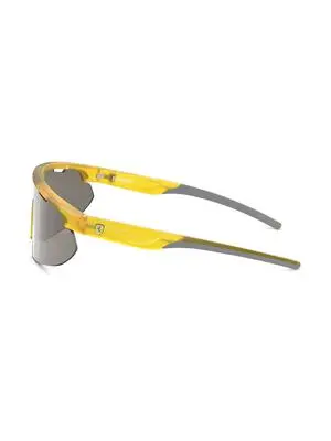 SCUDERIA FERRARI Shield-frame Sunglasses - Yellow