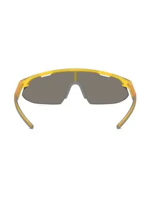 SCUDERIA FERRARI Shield-frame Sunglasses - Yellow