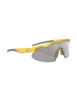 SCUDERIA FERRARI Shield-frame Sunglasses - Yellow