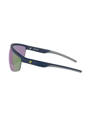 SCUDERIA FERRARI Shield-frame Sunglasses - Blue