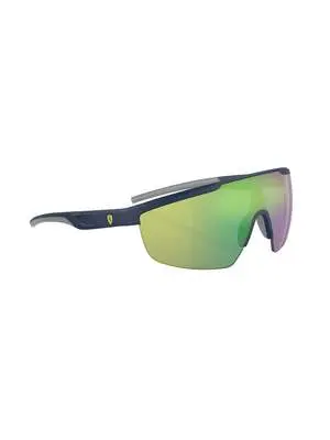 SCUDERIA FERRARI Shield-frame Sunglasses - Blue