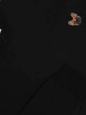 PELO FOUNDATION Dog-appliqué Jumper - Black