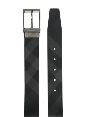 Burberry Check-print Reversible Belt