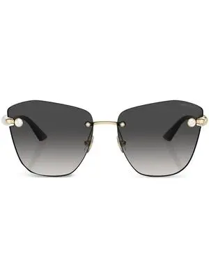JIMMY CHOO Lule Sunglasses - Gold