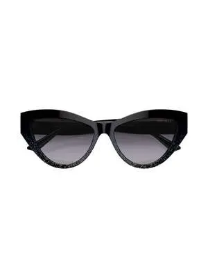 JIMMY CHOO Cat-eye Sunglasses - Black