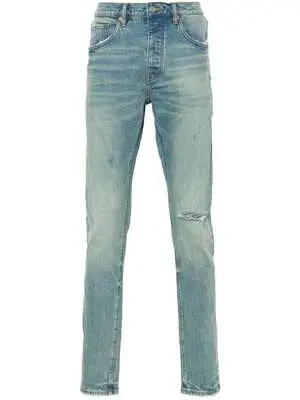 PURPLE BRAND P001 Vintage Knee Blowout Jeans