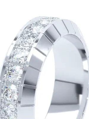 LOEV 18kt Gold Diamond Eternity Ring - White