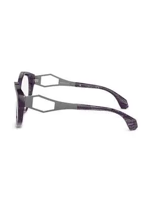 ALAIN MIKLI Geometric-frame Eyeglasses - Purple