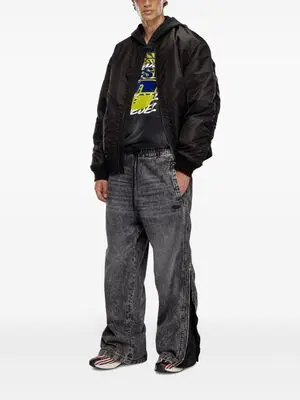 DIESEL® D-martian Wide Leg Jeans