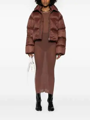 Rick Owens Turtle Padded Jacket - Brown