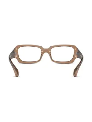 ALAIN MIKLI Rectangle-frame Glasses
