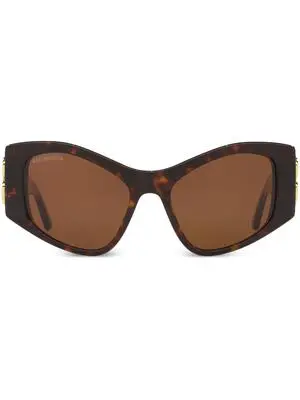 Balenciaga Dynasty Xl D-frame Sunglasses - Brown