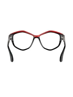 ALAIN MIKLI Geometric-frame Eyeglasses - Red