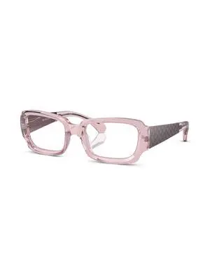 ALAIN MIKLI Rectangle Frame Sunglasses - Pink