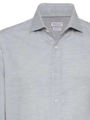 Brunello Cucinelli Plain Long-sleeve Shirt