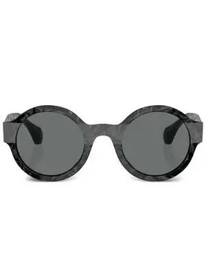 ALAIN MIKLI Round Frame Sunglasses - Black