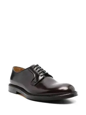 DOUCAL'S Leather Derby Shoes - Brown