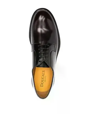 DOUCAL'S Leather Derby Shoes - Brown