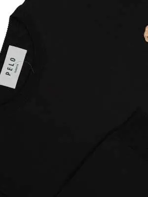 PELO FOUNDATION Dog-appliqué Jumper - Black