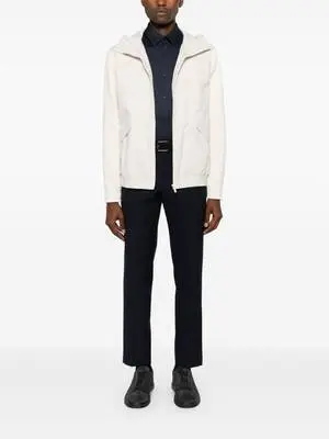 BOSS Logo-patch Hooded Jacket