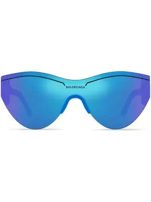 Balenciaga Ski Cat-eye Sunglasses - Blue