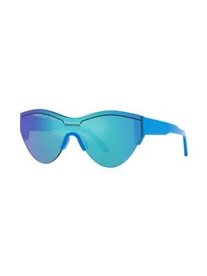 Balenciaga Ski Cat-eye Sunglasses - Blue
