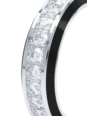 LOEV 18k White Gold Diamond Eternity Ring - Silver