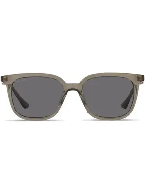 Gucci Square-frame Sunglasses - Brown