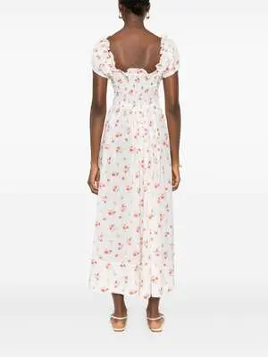 DÔEN Stanza Floral Midi Dress