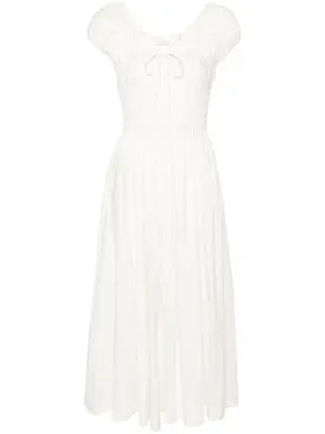 DÔEN Quinn Midi Dress - White