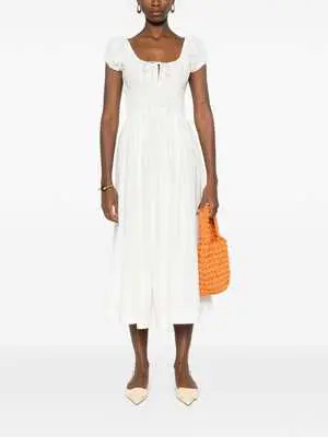 DÔEN Quinn Midi Dress - White