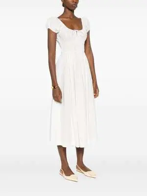 DÔEN Quinn Midi Dress - White