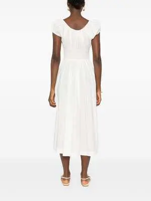 DÔEN Quinn Midi Dress - White