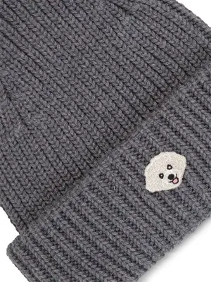 PELO FOUNDATION Maltese Patch Beanie - Grey