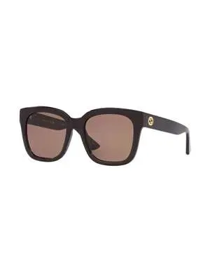 Gucci Square-frame Sunglasses - Red