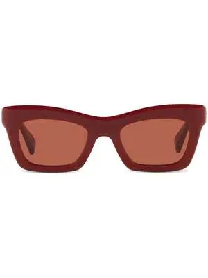 Gucci Script Sunglasses - Red