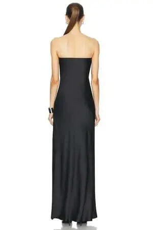 Norma Kamali Bias Strapless Gown