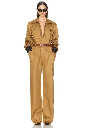 Saint Laurent Long Sleeve Jumpsuit